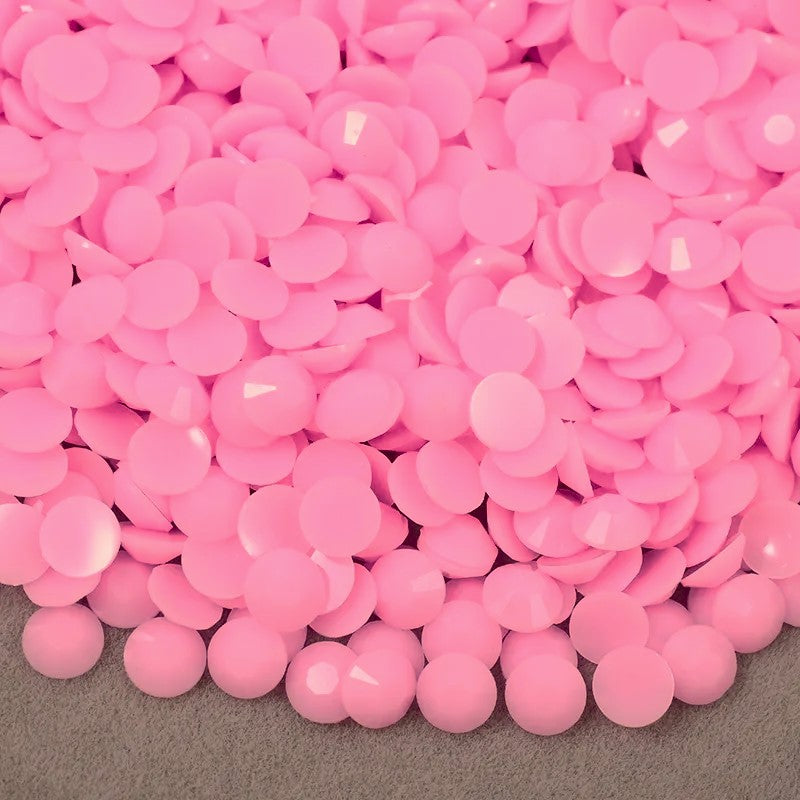 OPAQUE SOLID MIXED SIZE JELLY Rhinestone Non-Hotfix – The Bling Dispensary