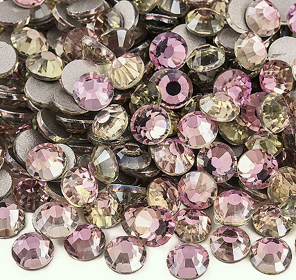 Champagne Pink Glass Rhinestones – The Bling Dispensary